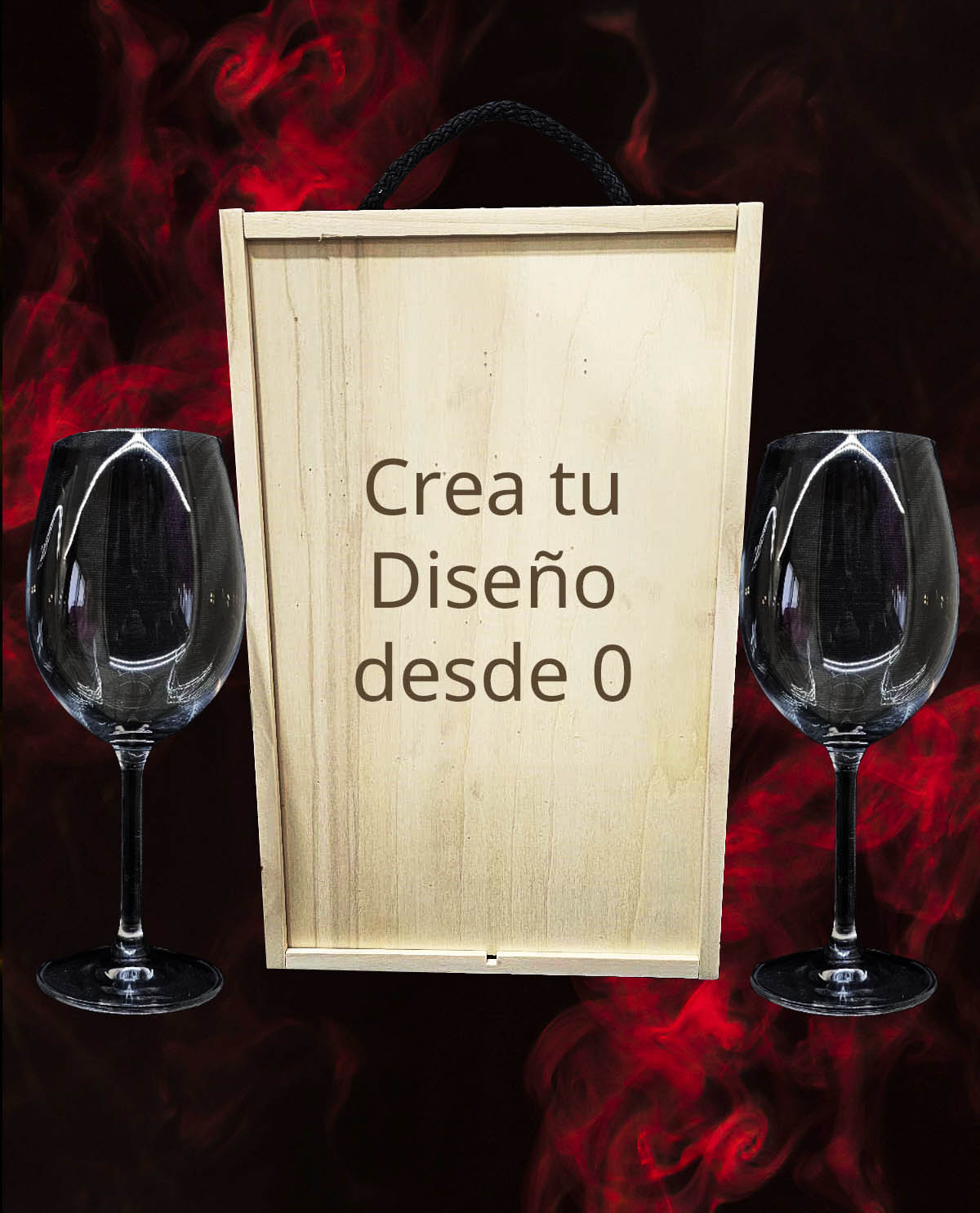 GlupArt.com | Caja con 2 Copas de Vino Cristal de Bohemia Premium ...